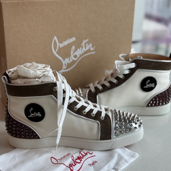 Christian Louboutin | Shoes | Christian Louboutin Lou Spikes 2 Flat ...